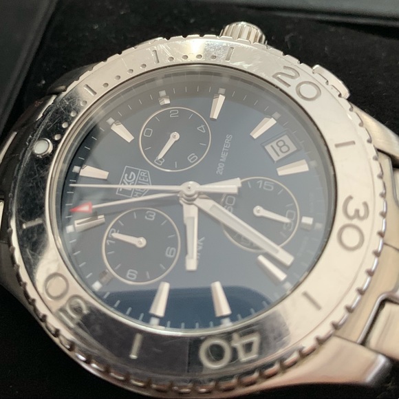 Tag Heuer | Accessories | Tag Heuer Blue Face Mens Watch | Poshmark